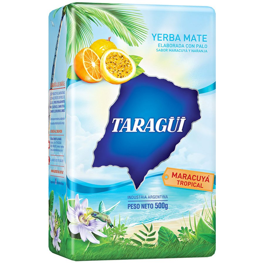 Yerba Maté Taragui fruits de la passion, 500g