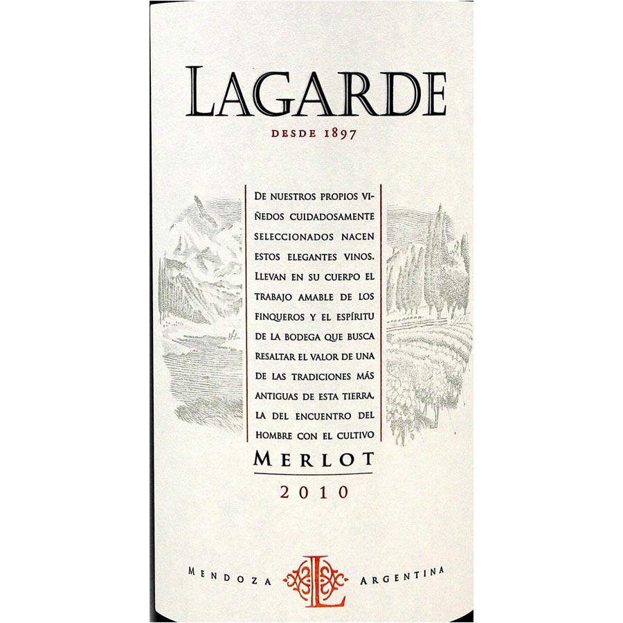 Vin rouge MERLOT Lagarde
