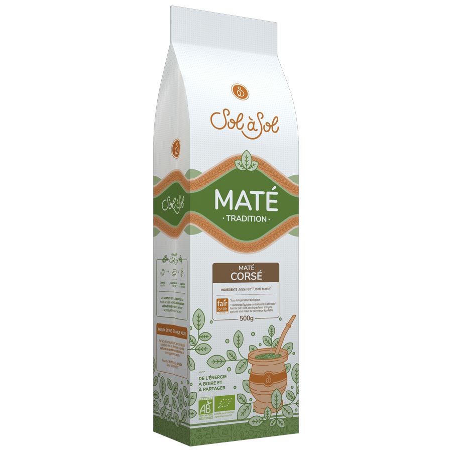 Yerba Maté toasté Bio Sol a Sol 500g